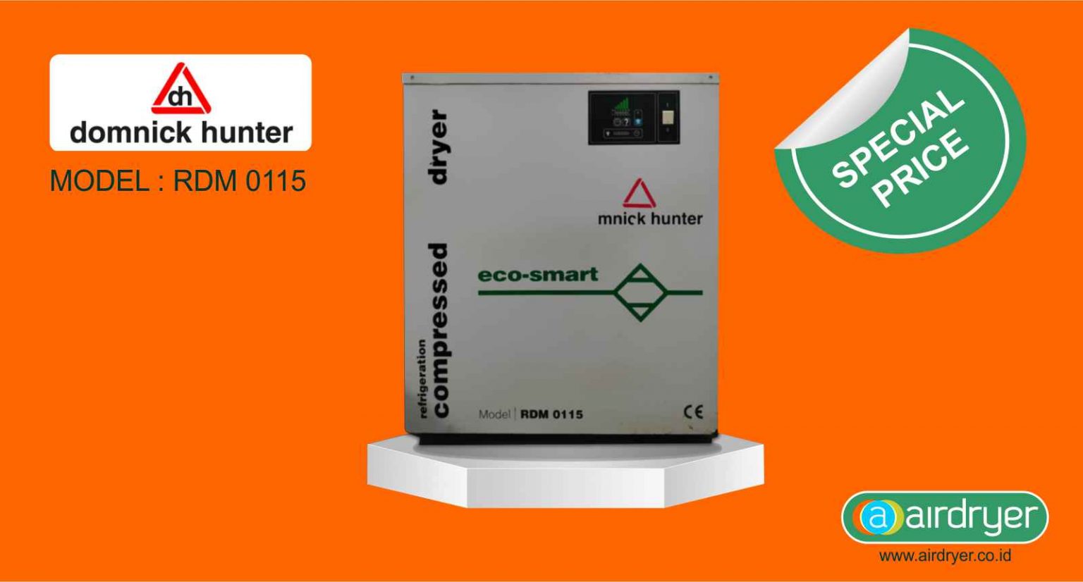 DOMNICK HUNTER TYPE : RDM-0115 Refrigerant Dryer | Refrigerated Air ...